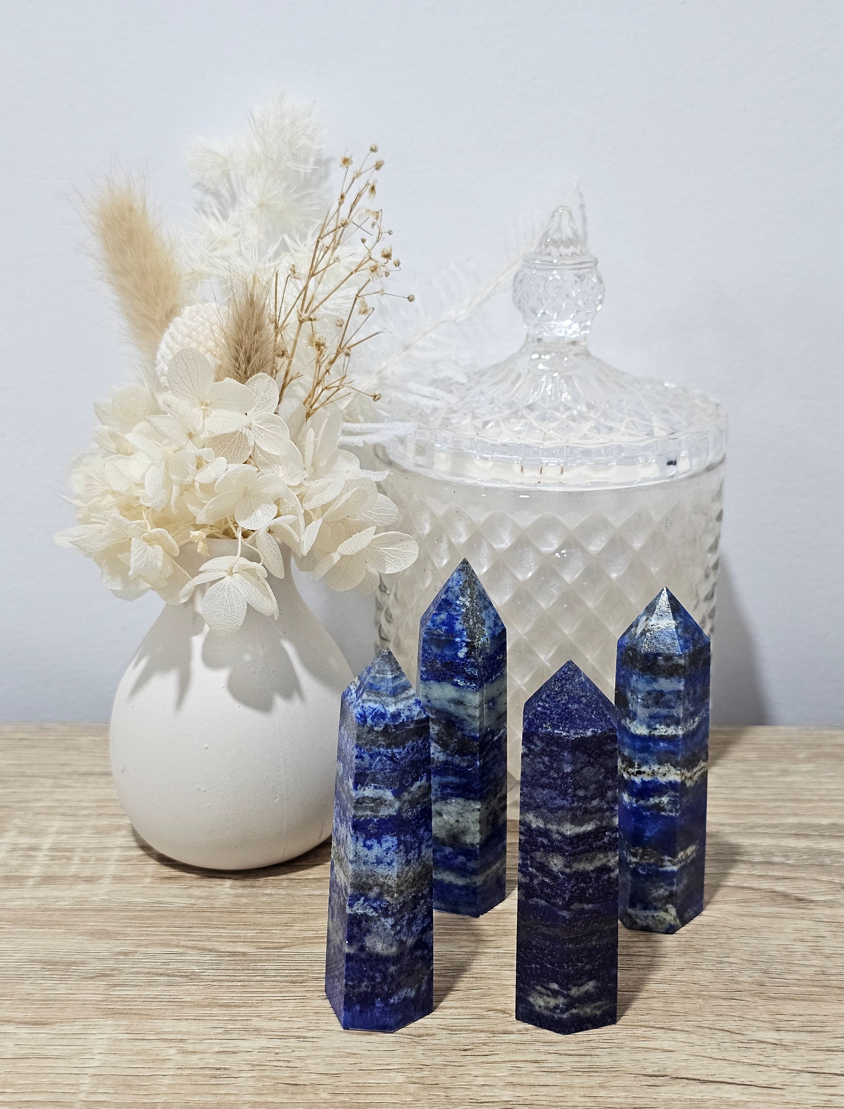 Lapis Lazuli Tower 70-80mm Intuitively selected – Simply Crystals