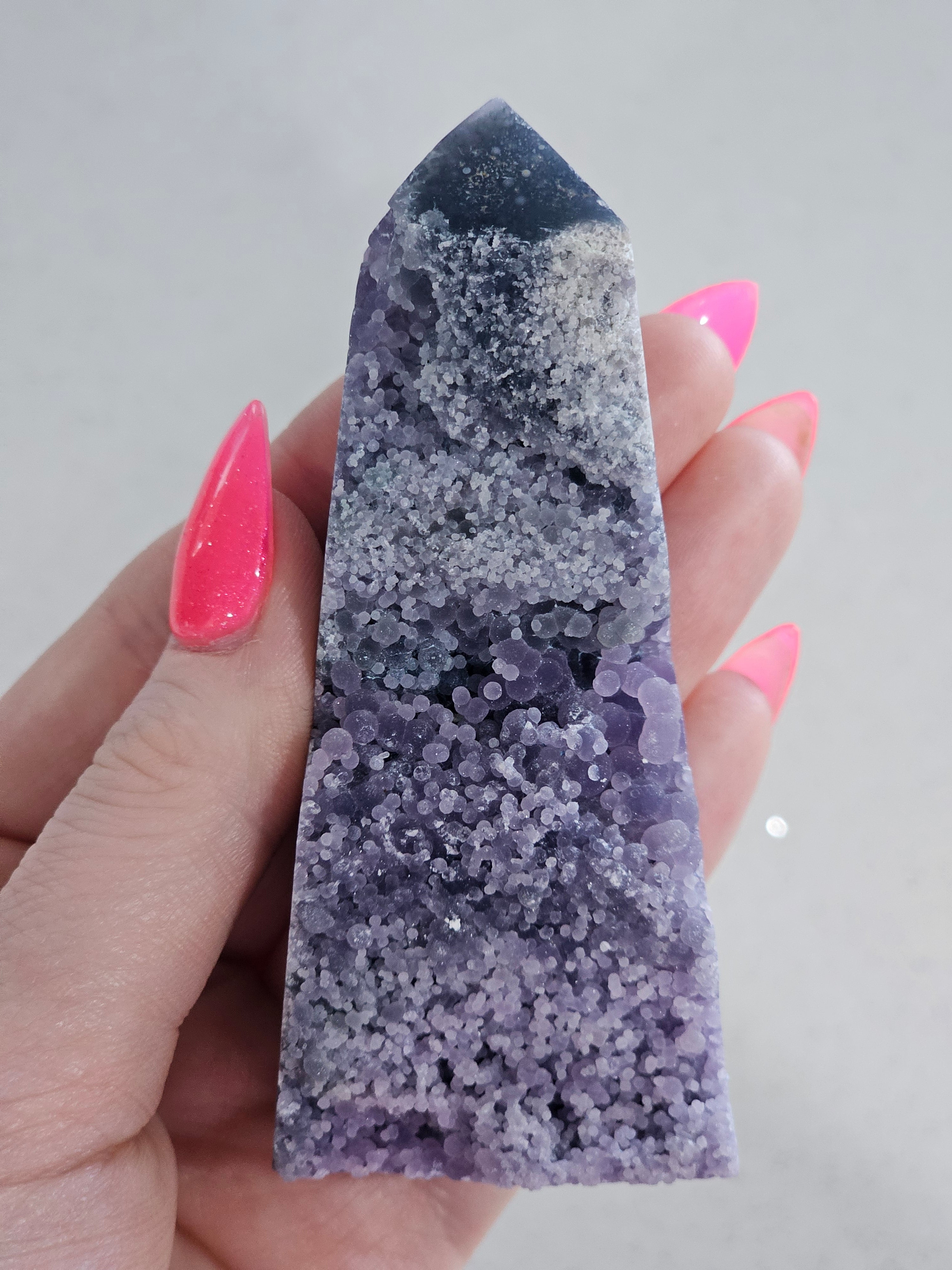 Grape Agate Tower – Simply Crystals