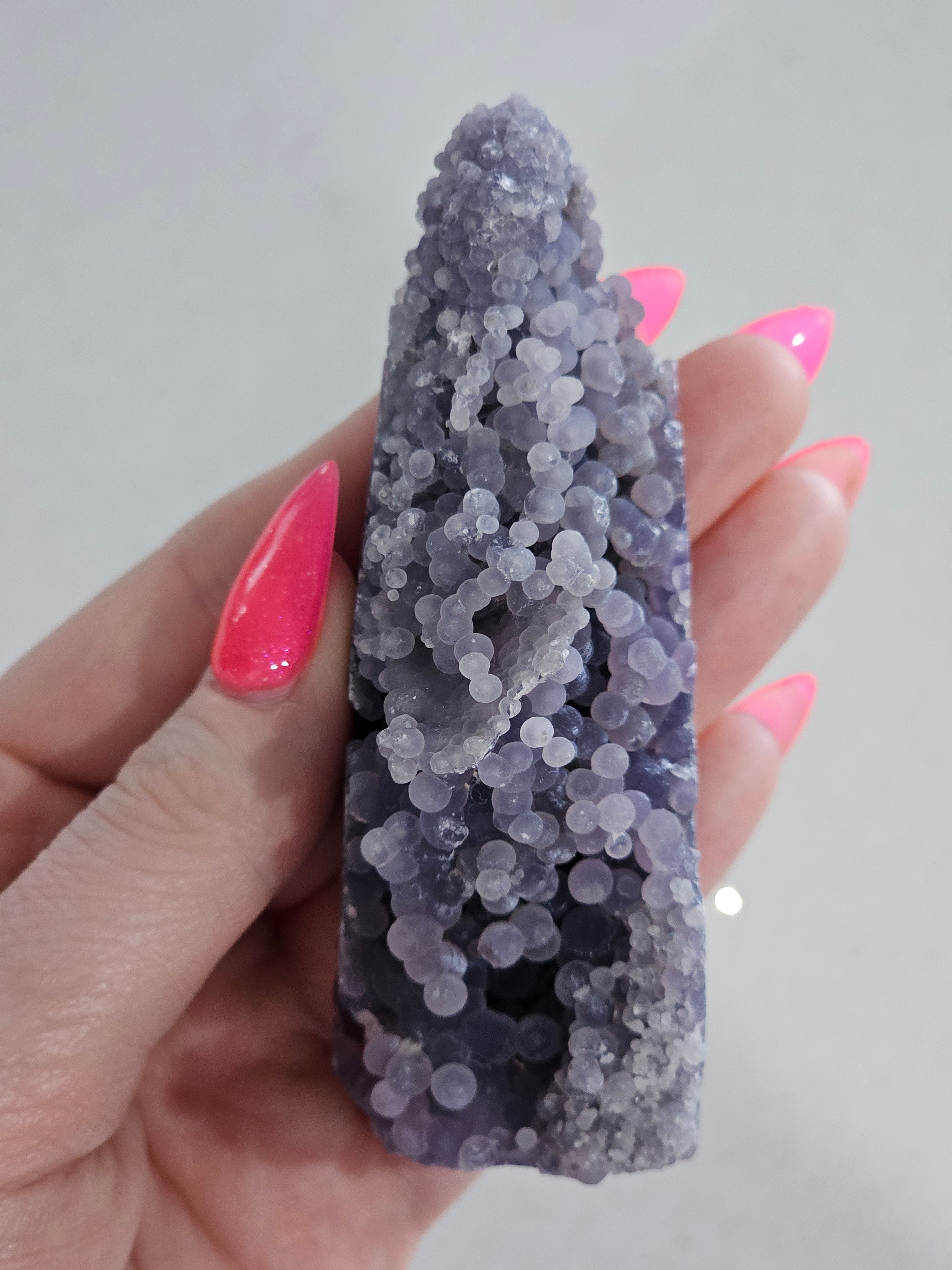 Grape Agate Tower – Simply Crystals
