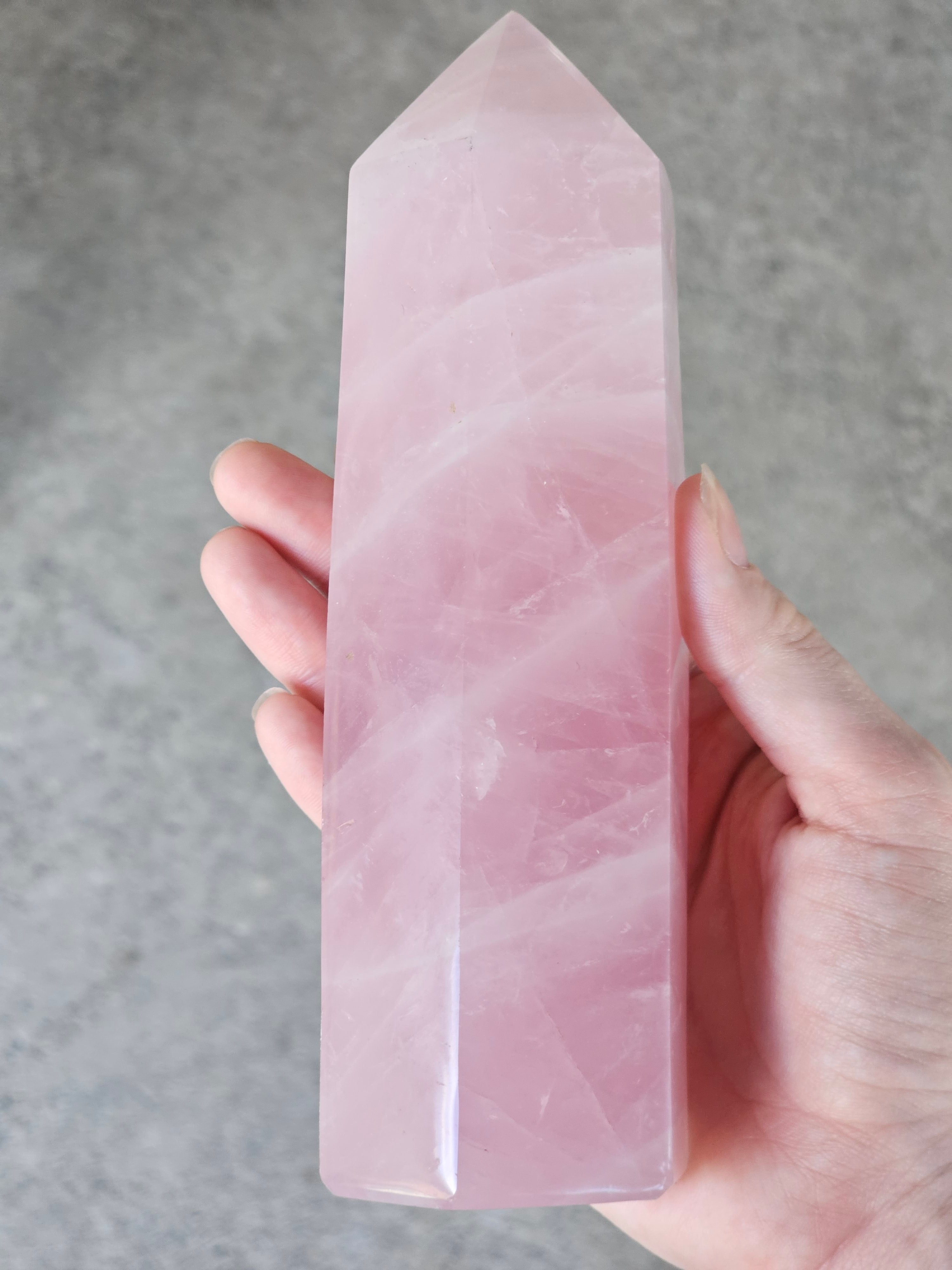 Rose Quartz Tower – Simply Crystals